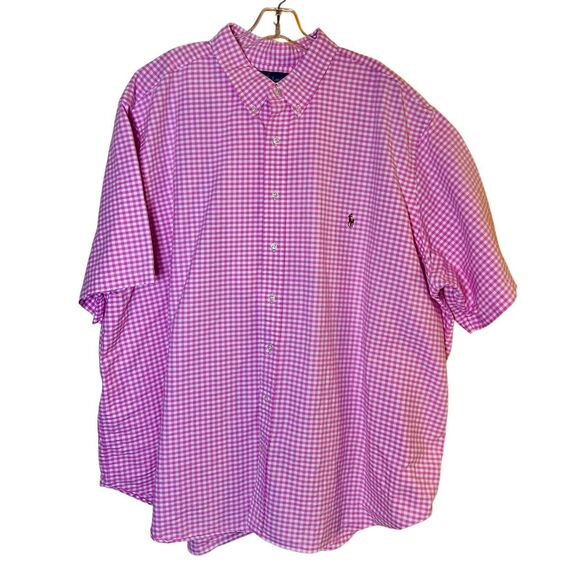 Ralph Lauren | Shirts | Vintage Ralph Lauren Mens 3xb Buttondown Pink ...